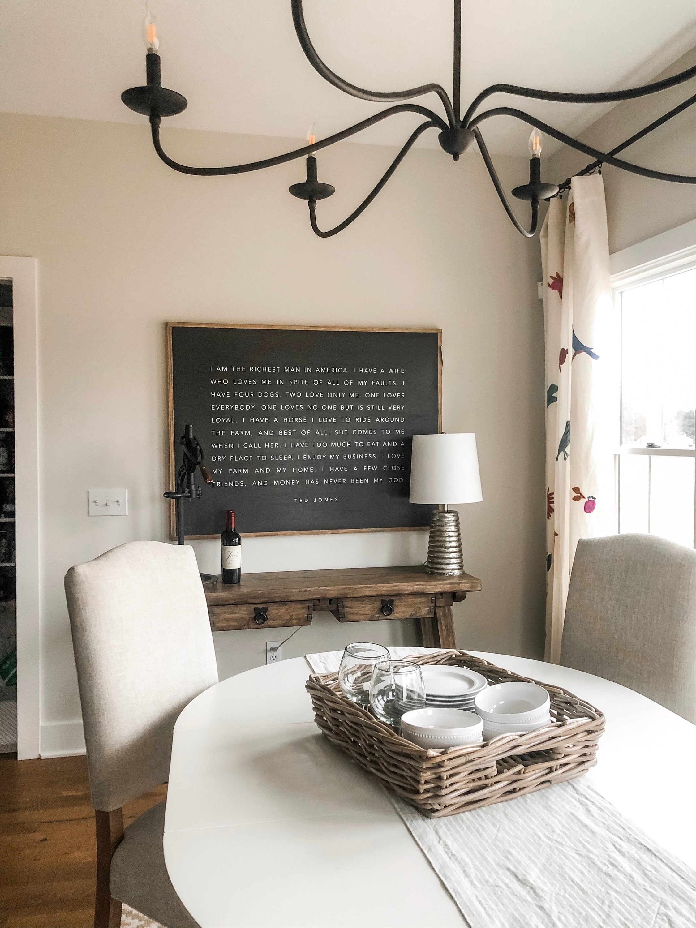 I Am The Richest Man In America Ted Jones Framed Wood Sign Office Deco ...